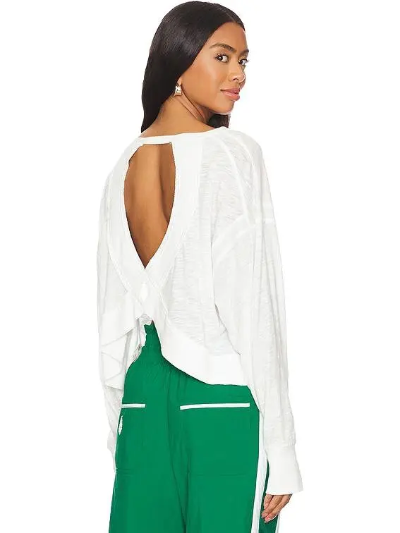 Free People X My Time Layer Tee - White