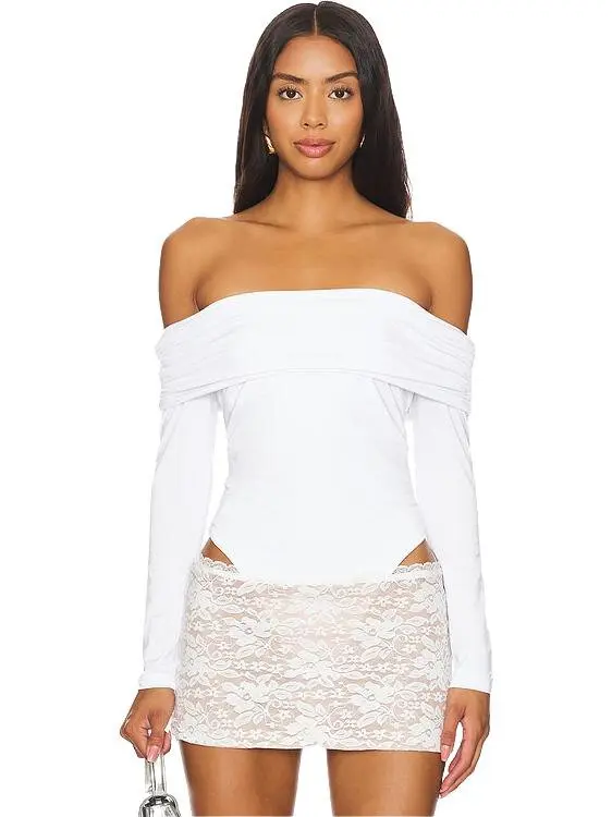 NOOKIE Element Bodysuit In . Also - Ivory