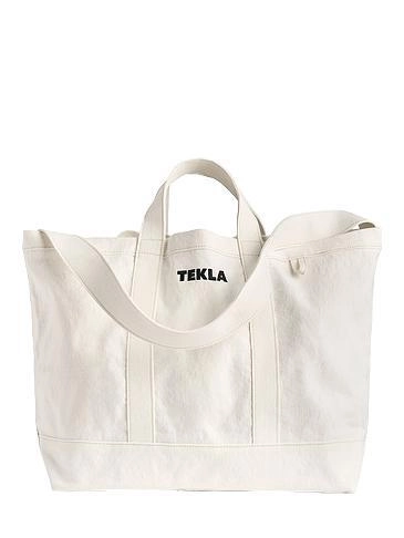 TEKLA Canvas Beach Bag - Ivory