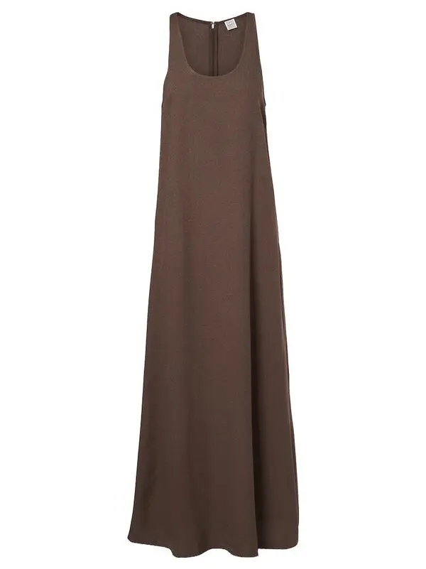 TOTEME Sable Midi Dress - Brown