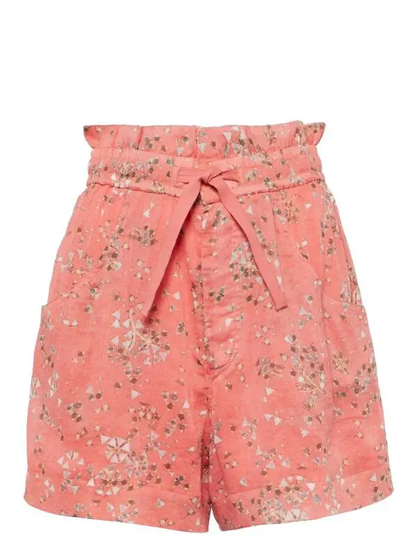 Isabel Marant Étoile Ceyane Floral Cotton And Silk Shorts - Multicoloured
