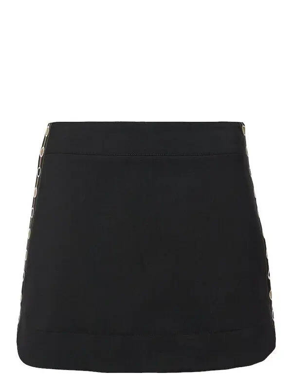 Emilio Pucci Silk Miniskirt - Black