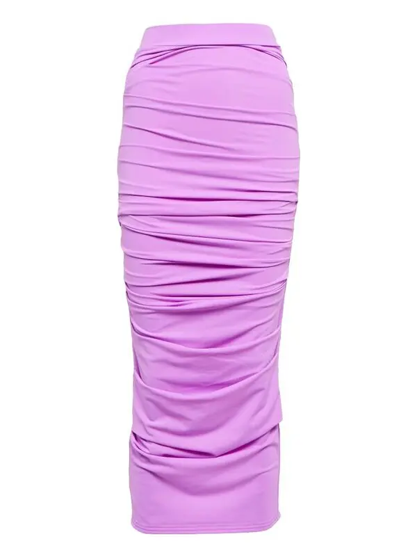 Alex Perry Regan Midi Skirt - Purple