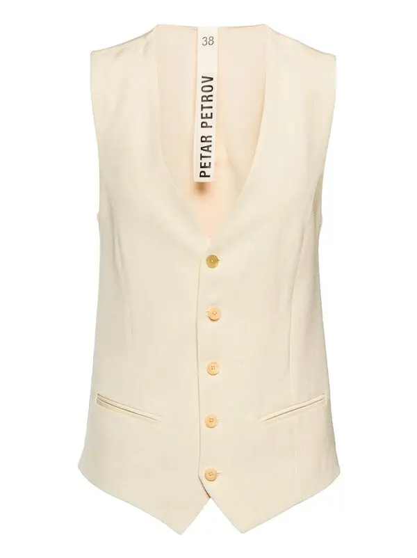 PETAR PETROV Wyck Vest - White
