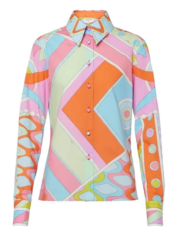 Emilio Pucci Printed Cotton Shirt - Multicoloured