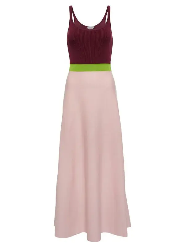 Gabriela Hearst Wool And Silk Maxi Dress - Multicoloured