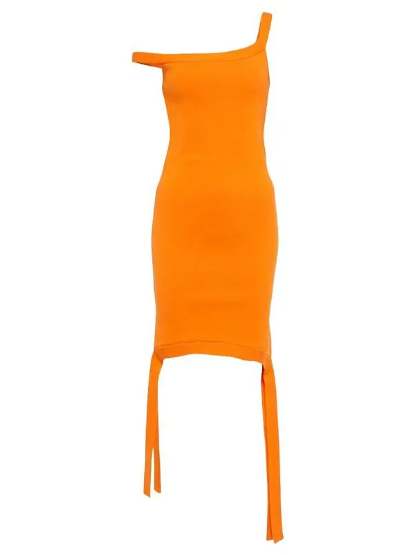 JW Anderson Asymmetrical Minidress - Orange