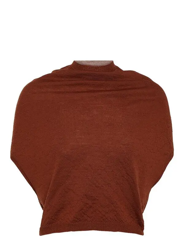 Rick Owens Virgin Wool Top - Red
