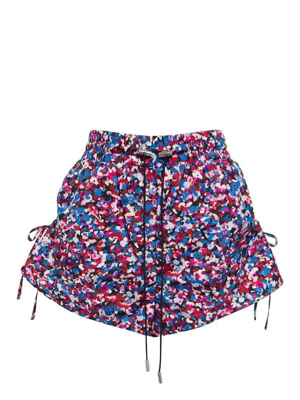 MARANT ETOILE Deyene Floral Print Shorts - Multicoloured