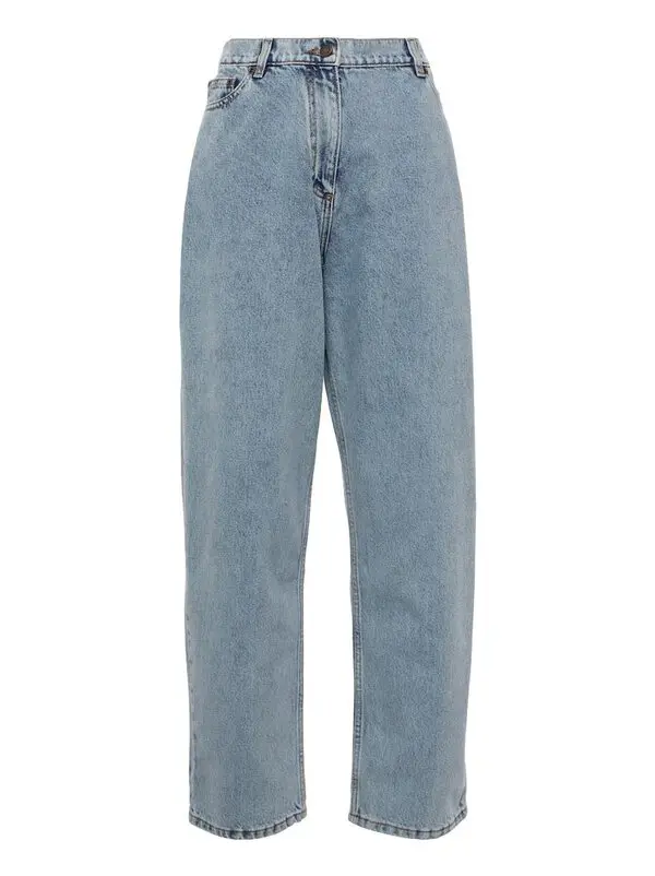 Magda Butrym Straight Jeans - Blue