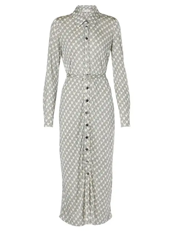 Tory Burch Printed Zebra Shirt Dress - Multicoloured