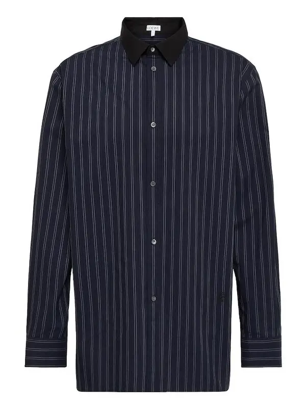 Loewe Striped Cotton Poplin Shirt - Multicoloured