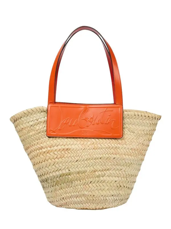 CHRISTIAN LOUBOUTIN Loubishore Woven Tote - Beige