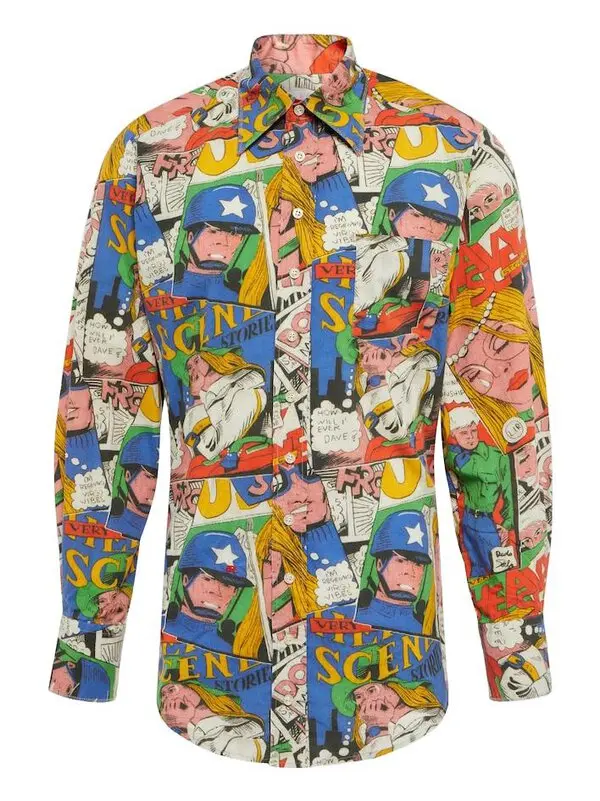 ERL Printed Cotton Shirt - Multicoloured