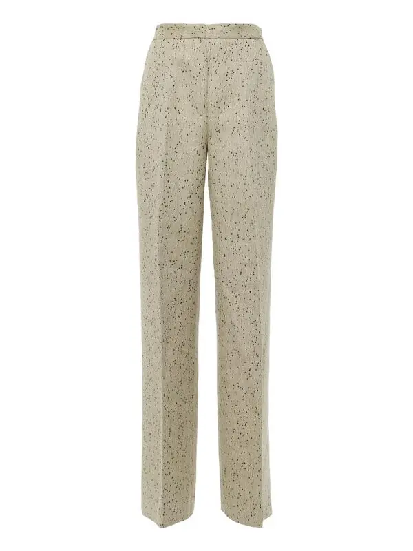 Altuzarra Hemp-blend Wide-leg Trousers - Neutrals