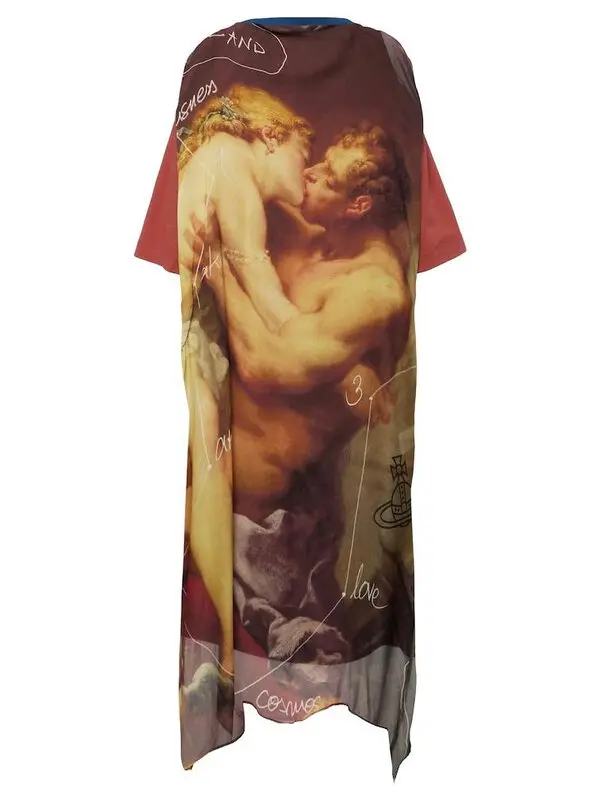VIVIENNE WESTWOOD Kiss Printed T-shirt Dress - Multicoloured