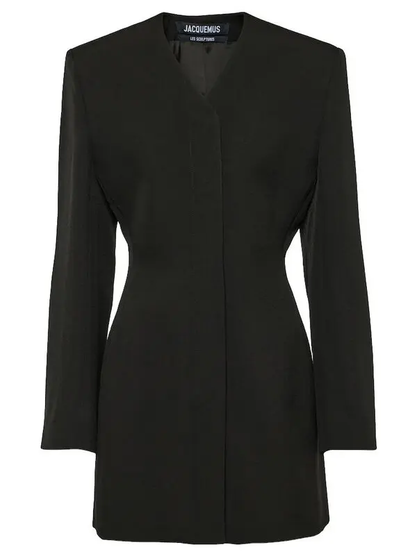 Jacquemus La Robe Cubo Minidress - Black