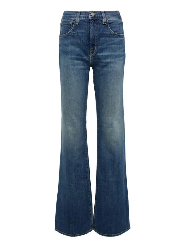NILI LOTAN Celia Bootcut Jeans - Blue
