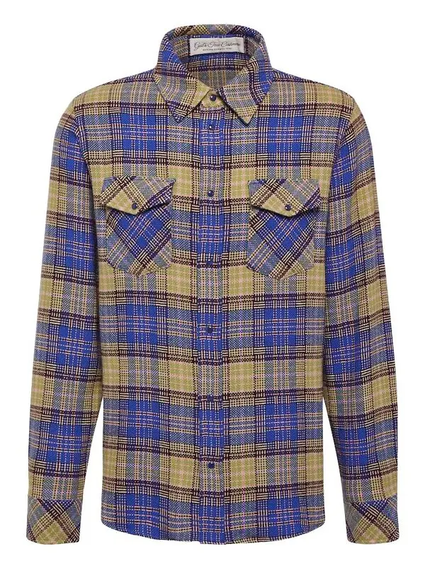 GOD'S TRUE CASHMERE Tartan Cashmere Shirt - Multicoloured