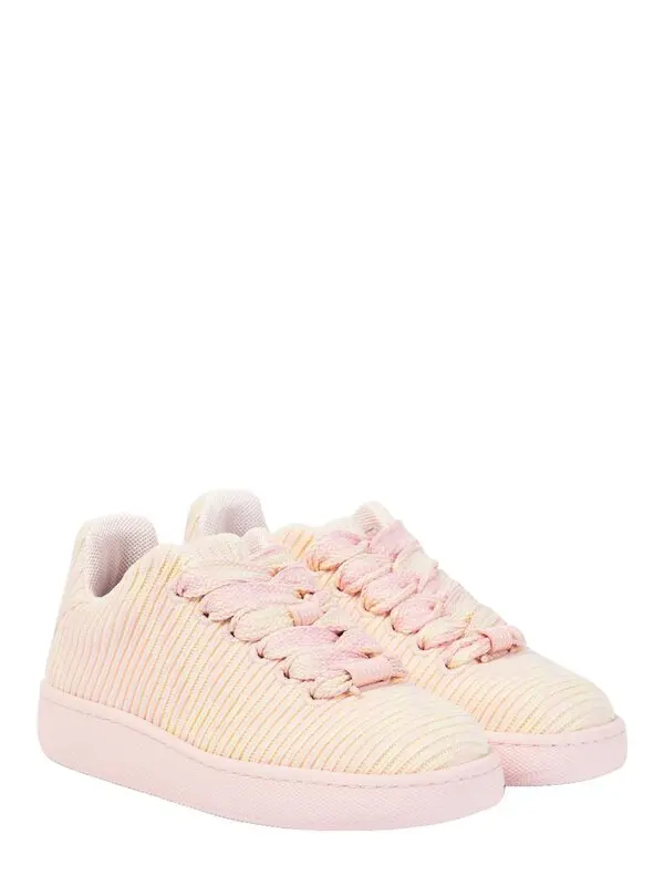 Burberry New Trainer Checked Canvas Sneakers - Multicoloured