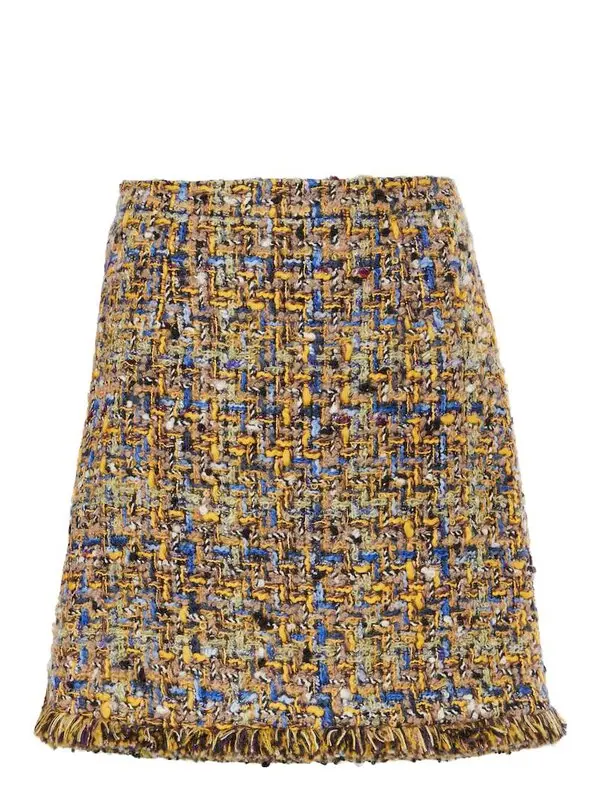 Etro Tweed Mini Skirt - Multicoloured