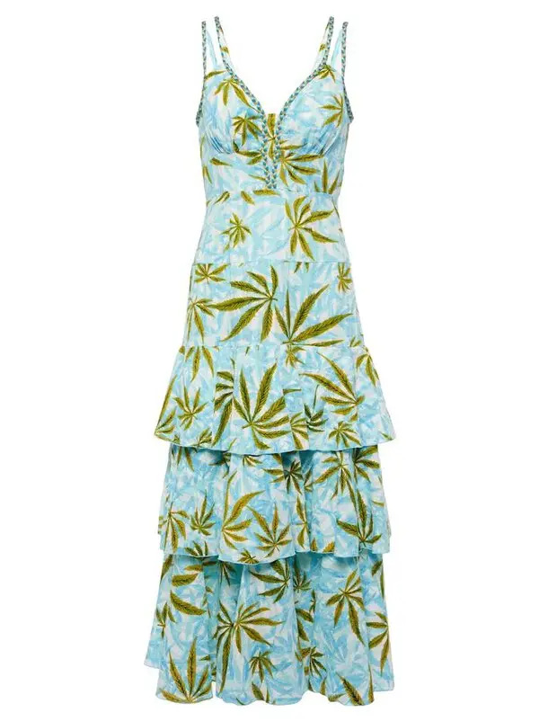 Diane Von Furstenberg Cate Printed Cotton Maxi Dress - Multicoloured