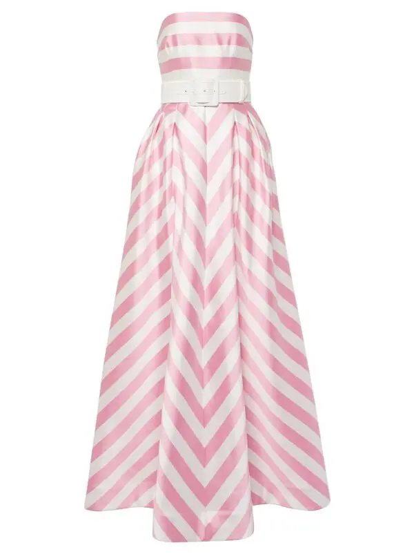 Rebecca Vallance Jocelyn Striped Gown - Multicoloured