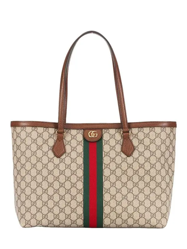 Gucci Ophidia Gg Medium Tote - Brown