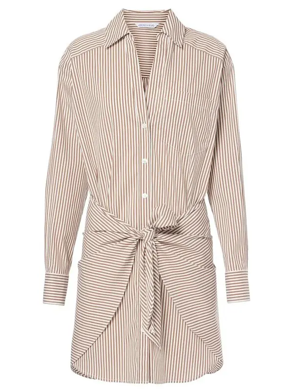 Veronica Beard Roanoke Cotton-blend Shirt Dress - Multicoloured