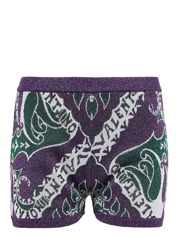 Valentino Garavani High-rise Printed Shorts - Multicoloured
