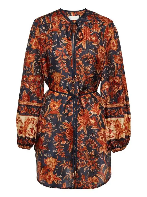 Zimmermann Junie Floral Silk Blouse - Multicoloured