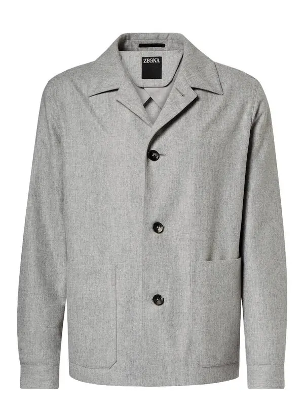 Zegna Alpe Wool Jacket - Grey