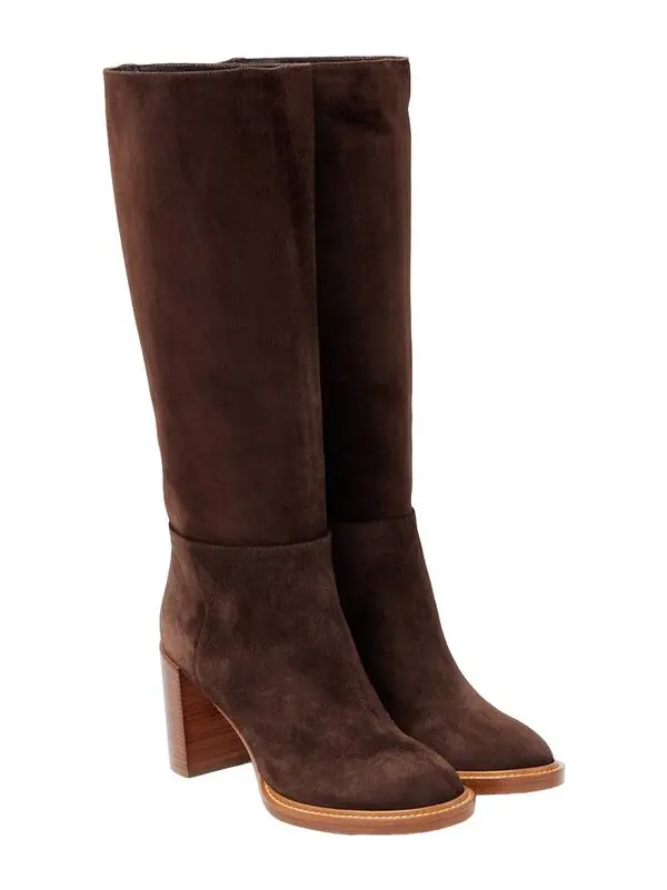 Gabriela Hearst Bocca Suede Knee-high Boots - Brown