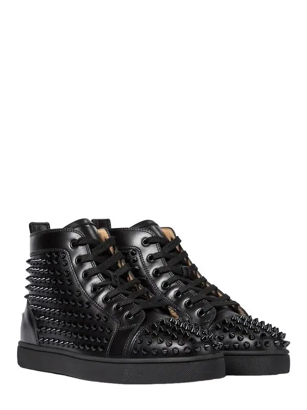 CHRISTIAN LOUBOUTIN Louis Spikes Sneakers - Black