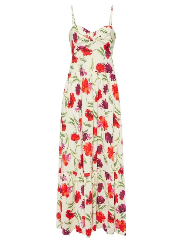 Diane Von Furstenberg Etta Floral Maxi Dress - Multicoloured