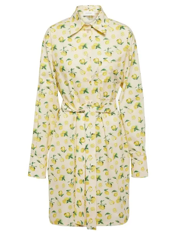 Sportmax Boero Printed Cotton Shirt Dress - Multicoloured