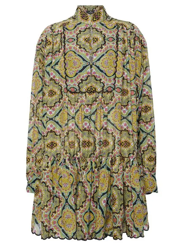 Etro Printed Cotton Shirt Dress - Multicoloured