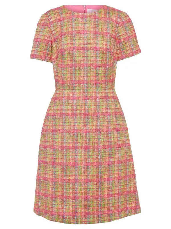 Carolina Herrera Checked Midi Dress - Multicoloured