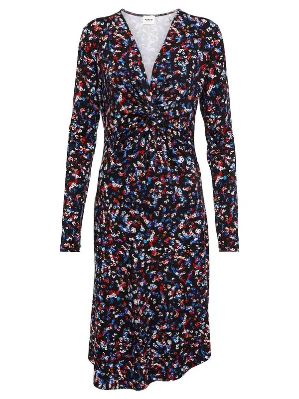 MARANT ETOILE Jadiya" Floral Print Midi Dress - Multicoloured