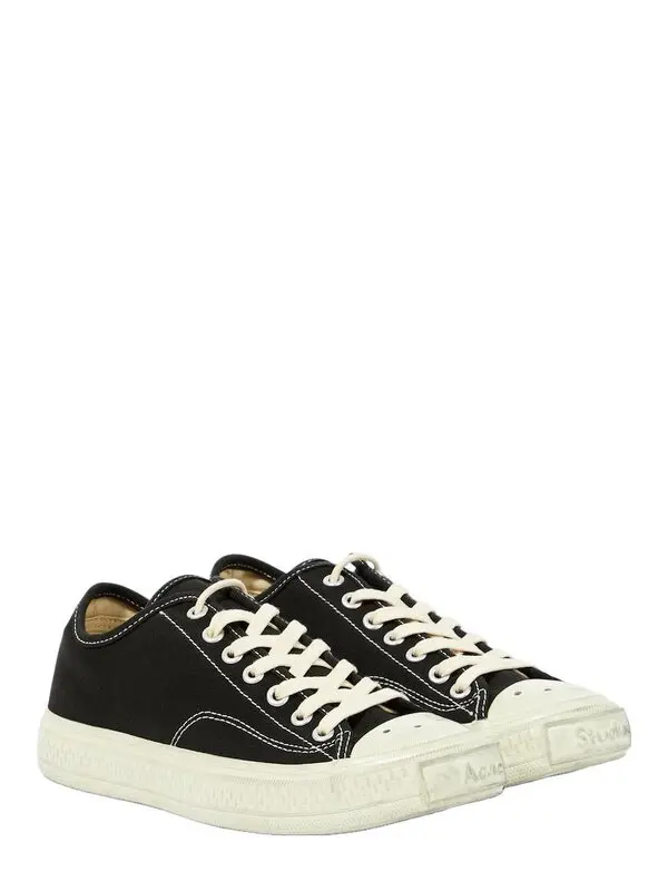 Acne Studios Ballow Soft Tumbled Tag Sneakers - Black