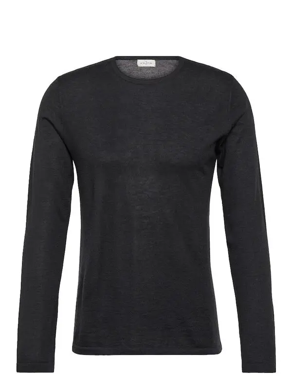 Le Kasha Kyoto Cashmere T-shirt - Black