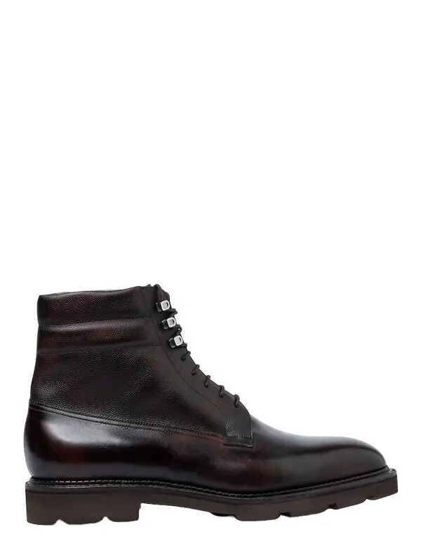 John Lobb Alder Leather Lace-up Boots - Brown