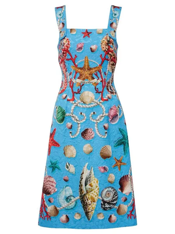 Dolce & Gabbana Printed Mini Dress - Multicoloured