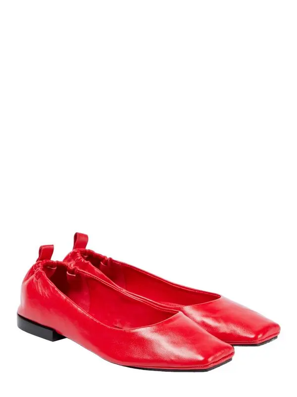 SOULIERS MARTINEZ Nova Montjuic Ballet Flats - Red