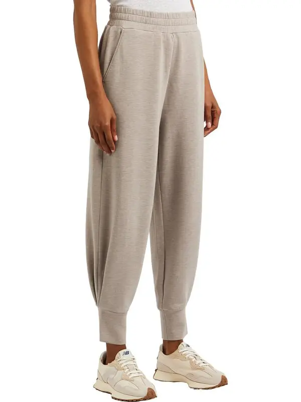 Varley The Relaxed Pant Stretch-jersey Sweatpants - Taupe