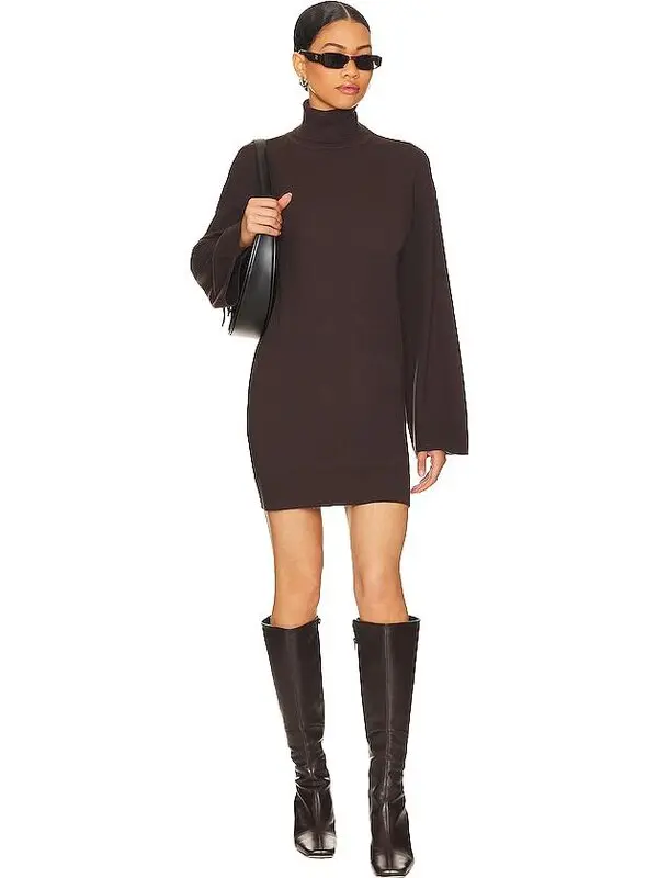 Lpa Fallon Sweater Dress - Chocolate