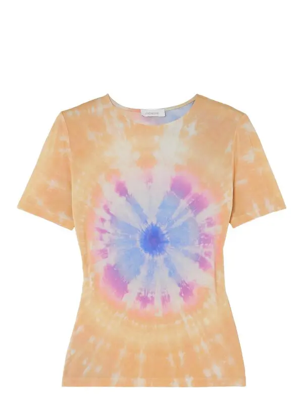Rabanne Second Skin Tie-dye Stretch-jersey T-shirt - Multi
