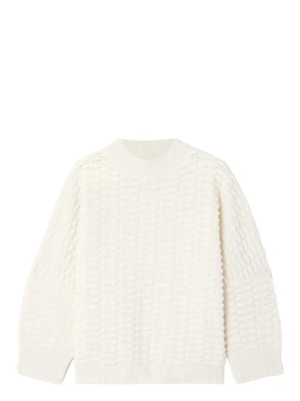 Sasuphi Lupetto" Wool And Cashmere-blend Sweater - Ivory