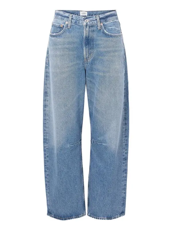 Citizens Of Humanity Miro Mid-rise Barrel-leg Recycled Jeans - Blue
