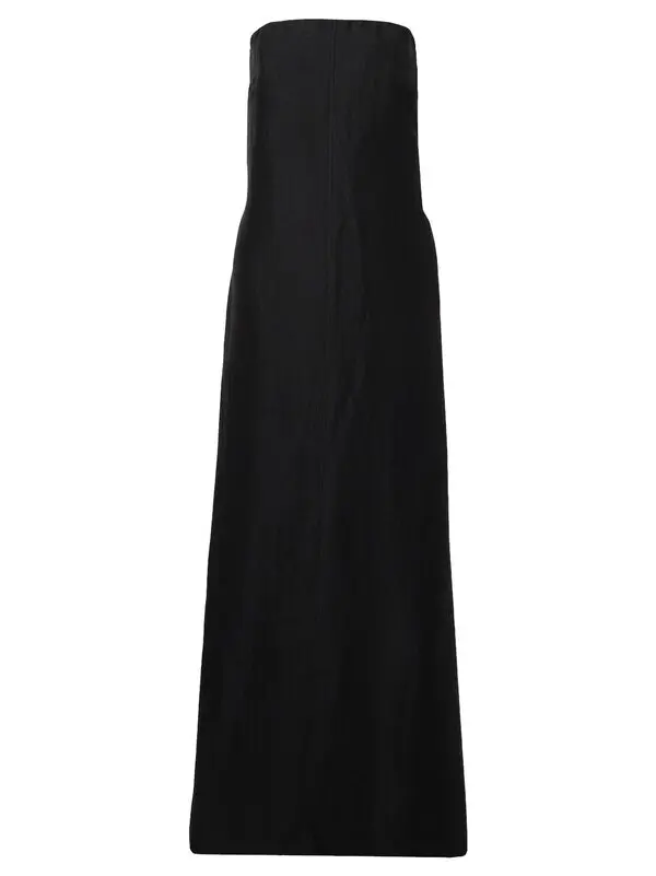 Bondi Born Strapless Woven Maxi Dress - Black